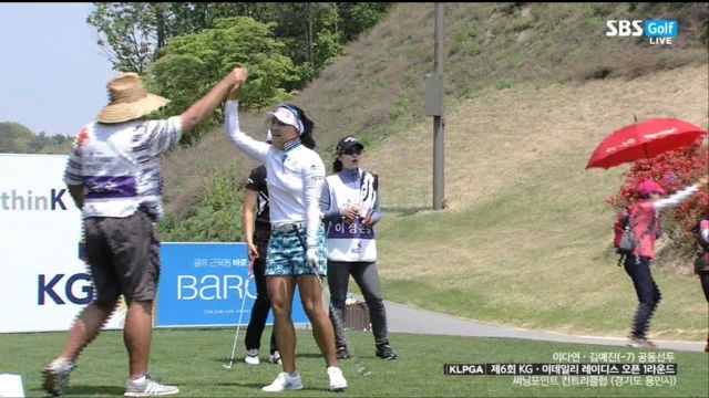 2016-17 KLPGA 투어 : '2년 연속 홀인원' 고진영의 5번 홀 티샷 : SBS Golf