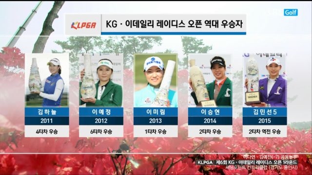 2016-17 KLPGA 투어 : '도자기 트로피의 주인공은?' KG·이데일리 역대 우승자 영상 : SBS Golf