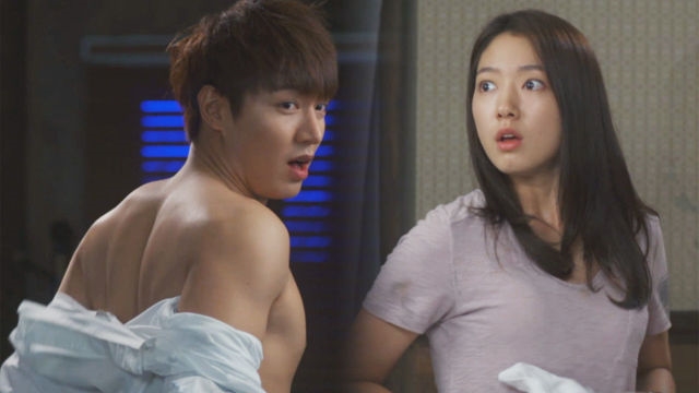 상속자들 상의실종 이민호 박신혜 얼떨결에 눈호강 Sbs