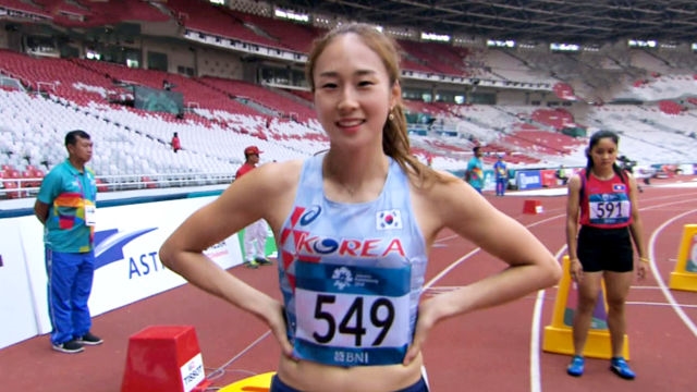 SBS 2018 자카르타-팔렘방 아시안게임 : [육상][여자 200m 예선] 이민정, 준수한 성적으로 준결승 진출! : SBS
