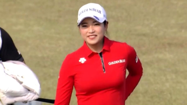 2018 KLPGA 투어 : [ADT캡스 2R] 샷 이글이 될 뻔한 김혜선의 써드 샷! : SBS Golf