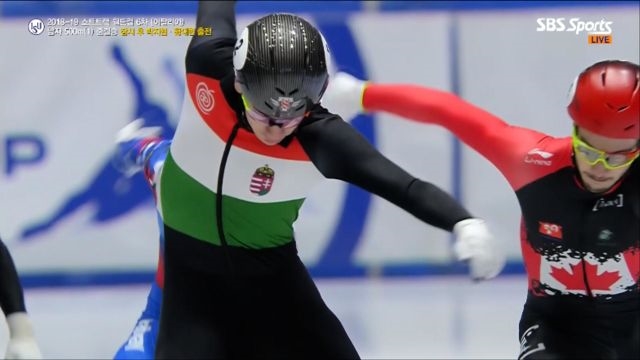 ISU 쇼트트랙 : [월드컵 6차] 남자 500m - 실력을 마음껏 보여준 샤오린 산도르 류 : SBS