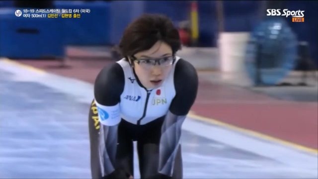ISU 스피드스케이팅 : [월드컵 6차] 여자 500m - 이상화의 세계기록은 깨지 못한 고다이라 나오 : SBS