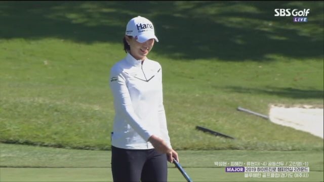 2019 KLPGA 투어 : [하이트진로 2R] 2홀 연속 ‘롱 퍼트’ 버디하는 허윤경 : SBS Golf