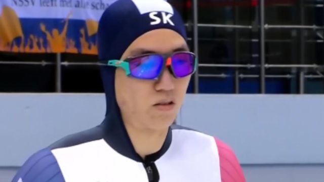 ISU 스피드스케이팅 : [월드컵 1차] 남자 500m - 몸이 무거운 차민규, 최선을 다한 레이스 : SBS