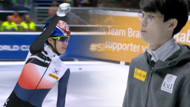 ISU 쇼트트랙 : 압도적인 속도의 이준서! 500m 첫 금메달! [월드컵 6차 남자 500m] : SBS