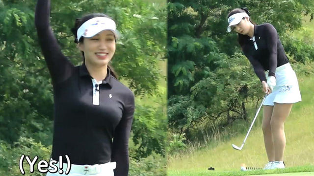 2021 SG골프 더 매치 챔피언십 : 그림같은 칩 인 버디로 분위기를 바꾸는 신혜원 : SBS Golf