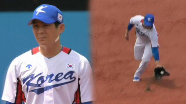 2020 도쿄 올림픽 : '신들린 핸들링' 오지환의 계속되는 멋진 수비 [대한민국 vs 이스라엘] : SBS