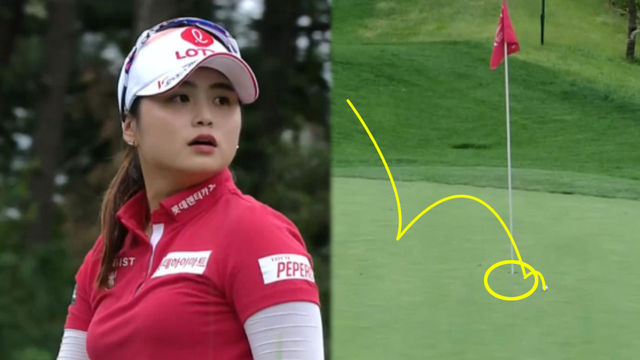 2021 KLPGA 투어 : ‘환상적인 샷감’ 홀인원까지 노려보았던 최혜진의 티샷 [엘크루-TV조선 2R] : SBS Golf