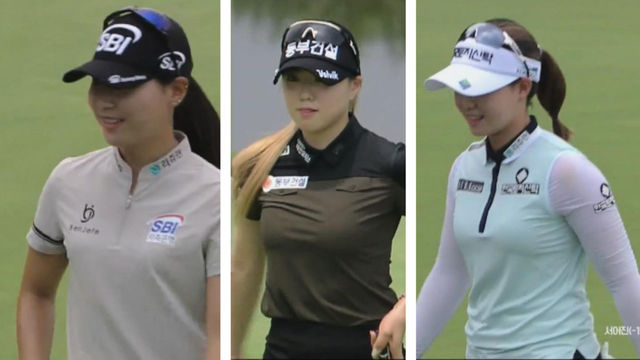 2022 KLPGA 투어 : ‘최고의 컨디션’ 화려한 퍼트감 뽐내며 버디 추가하는 이소미-조아연-임희정 [BC카드·한경 레이디스컵 2R] : SBS Golf