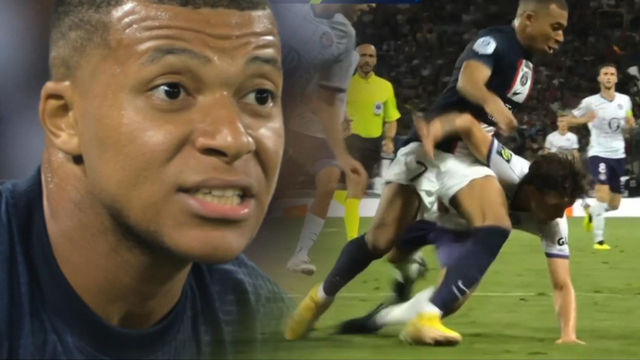 2022-23 프랑스 리그1 : ‘제 파울이에요?’ 영리한 수비에 막힌 음바페의 돌파 [툴루즈 vs PSG] : SBS