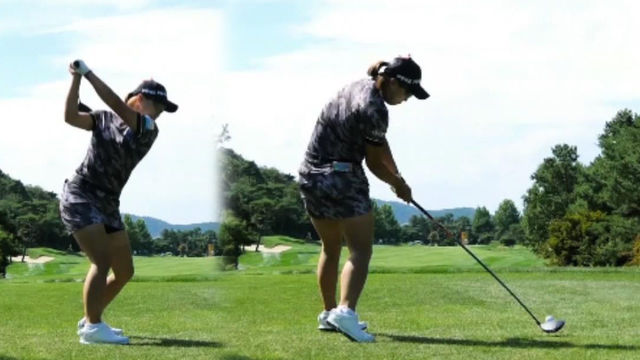 2022 KLPGA 투어 : ‘균형 잡힌 스윙’ 정윤지 4D 스윙 분석 [KB금융 2R] : SBS Golf