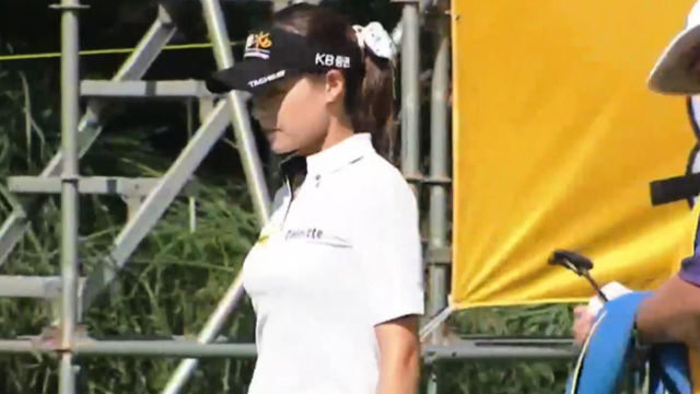 2022 KLPGA 투어 : ‘차근차근’ 침착하게 버디 추가하는 전인지 [KB금융 2R] : SBS Golf