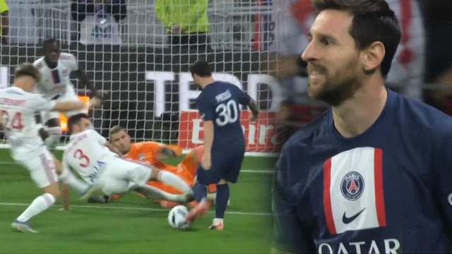 2022-23 프랑스 리그1 : 순간을 정지시킨 메시, 클래스를 증명하는 재치있는 슈팅 [리옹 vs PSG] : SBS