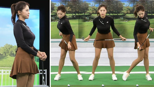 SBS골프 아카데미 : [전지선 레슨] 클럽을 골반에 걸고 회전 연습하기 : SBS Golf