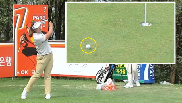 2022 KLPGA 투어 : ‘완벽한 공략’ 핀 가까이 바짝 붙이는 유해란 티샷 [OK금융 박세리 1R] : SBS Golf