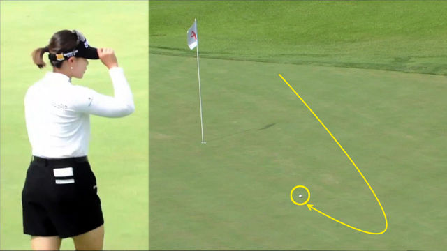 2022 KLPGA 투어 : ‘완벽한 컨트롤’ 백스핀으로 홀 가까이 붙이는 임희정 [OK금융 박세리 1R] : SBS Golf