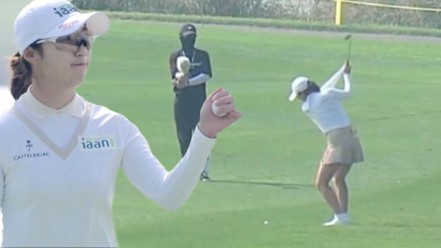 2022 KLPGA 투어 : 감각적인 세컨 샷으로 만든 찬스 버디로 이어가는 정지민2 [하나금융 2R] : SBS Golf