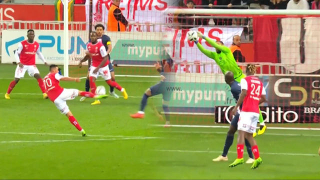 2022-23 프랑스 리그1 : 기습적인 발리슛도 막아내는 돈나룸마의 훌륭한 선방 [랭스 vs PSG] : SBS