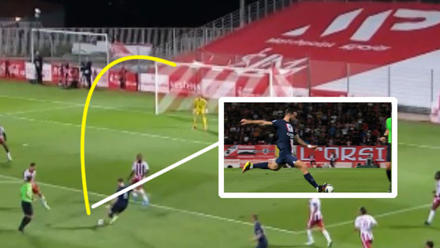 2022-23 프랑스 리그1 : 예리한 감아차기! 팀에 녹아들기 시작한 파비앙 루이스 [아작시오 vs PSG] : SBS