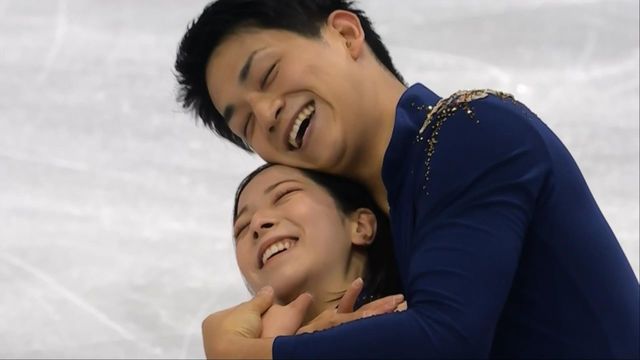 2022 23 Isu 피겨스케이팅 쇼트 1위 일본을 대표하는 페어팀 미우라 리쿠와 기하라 류이치 그랑프리 2차 페어