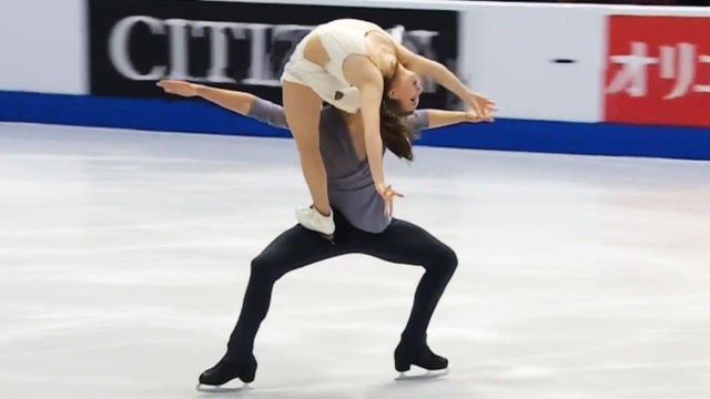 2022 23 Isu 피겨스케이팅 환상 호흡 커브 리프트 몰리 세사넥과 예호로프 그랑프리 2차 아이스댄스 프리댄스 Sbs