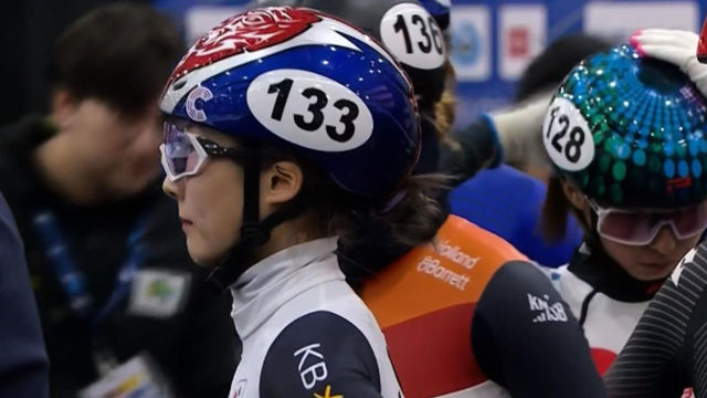 2022-23 ISU 쇼트트랙 : 불리한 출발위치, 끝까지 최선을 다한 경기 보여준 이소연 [월드컵 2차 여자 500m] : SBS