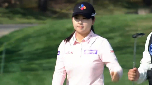 2022 KLPGA 투어 : ‘안정적인 샷감’ 무난하게 버디 잡아내는 홍정민 [SK쉴더스 · SK텔레콤 1R] : SBS Golf