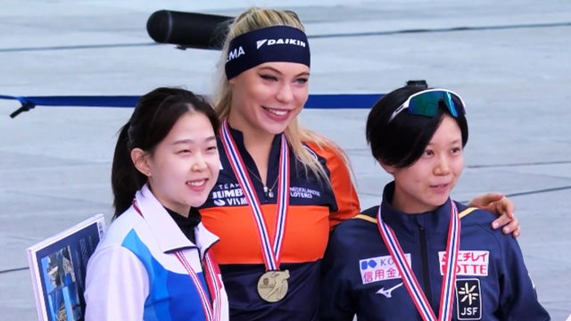2022 23 Isu 스피드스케이팅 1차대회 메달 2개 김민선 은메달 시상식 [월드컵 1차 여자 1000m] Sbs