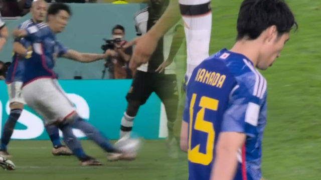 SBS 2022 FIFA 카타르 월드컵 : 찬스 놓치지 않고 회심의 슈팅 때려본 가마다 [독일 vs 일본] : SBS