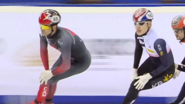 2022-23 ISU 쇼트트랙 : 아쉬운 스타트, 3위로 들어오는 임용진 [월드컵 4차 남자 500m] : SBS