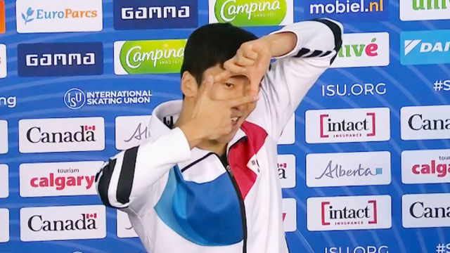 2022-23 ISU 스피드스케이팅 : ’3년 만에 우승’ 김준호 금메달 시상식 [4차 남자 500m] : SBS