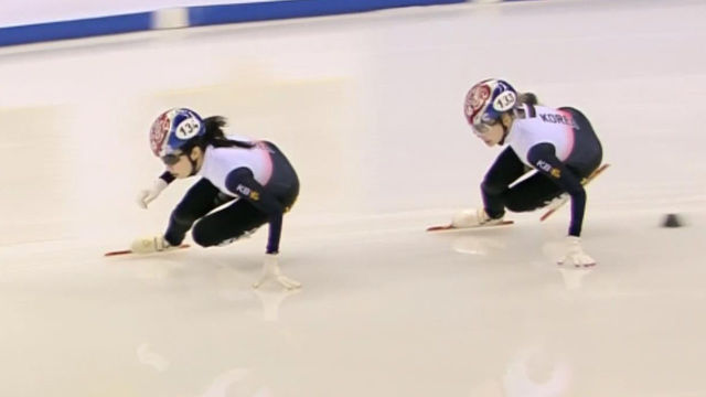 2022-23 ISU 쇼트트랙 : 안정적인 경기력, 준결 진출하는 이소연-김길리 [월드컵 4차 여자 500m] : SBS