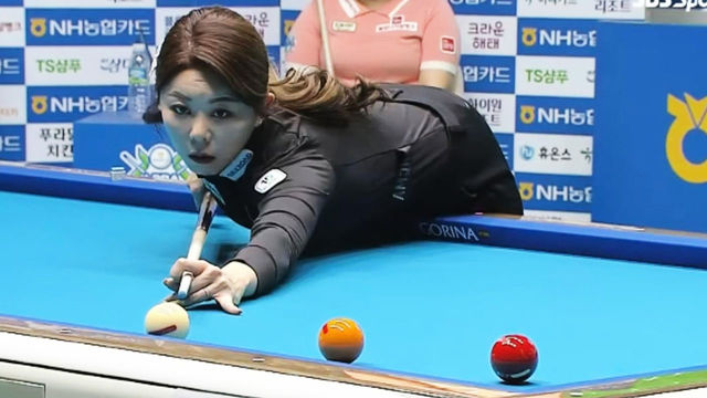 2022-23 프로당구 PBA투어 : 이게 안들어가네? 온 몸으로 아쉬워하는 김가영 [NH농협카드 LPBA 결승] : SBS