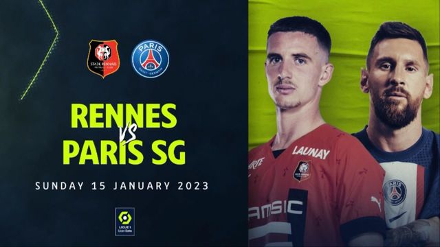 2022-23 프랑스 리그1 : [예고] 프랑스 리그1 19라운드, 스타드 렌 vs PSG : SBS