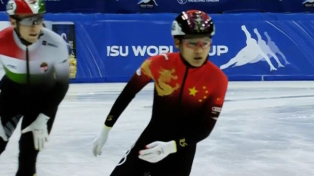 2022-23 ISU 쇼트트랙 : 안정적인 레이스로 준결승 진출한 중위천 [월드컵 5차 남자 500m] : SBS