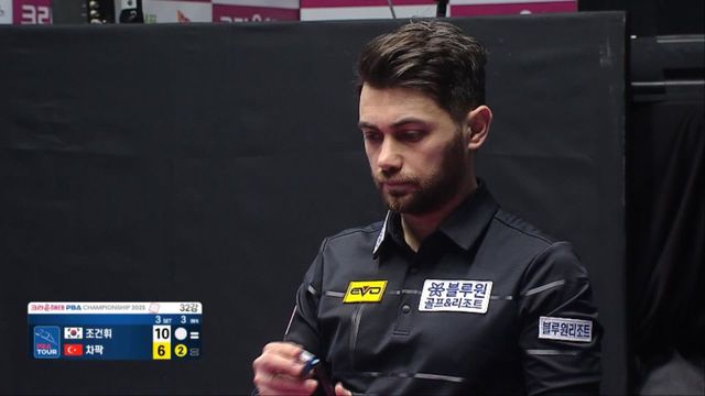 2022-23 프로당구 PBA투어 : 찬 차팍 연속득점 하이라이트 [크라운해태 PBA 32강] : SBS