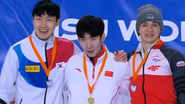 2022-23 ISU 쇼트트랙 : 임용진 은메달 시상식 [월드컵 6차 남자 500m] : SBS