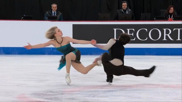 2022 23 Isu 피겨스케이팅 도전적인 무대 만족스런 점수 받아가는 트카첸코 킬리아코프 주니어 세계선수권 프리댄스