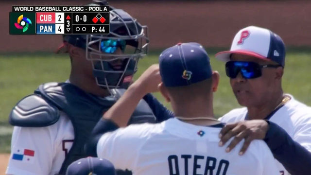 SBS 2023 WBC 월드 베이스볼 클래식 : ‘신뢰의 힘!’ 무사 1, 3루 위기 오테로 무실점으로 극복 [쿠바 vs 파나마] : SBS