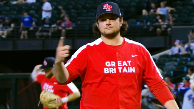 SBS 2023 WBC 월드 베이스볼 클래식 : ‘무사 1,2루’ 실점없이 완벽하게 막아내며 이안 지보 [콜롬비아 vs 영국] : SBS