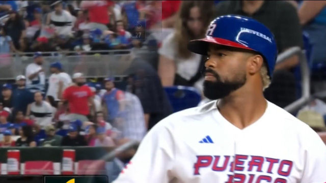 SBS 2023 WBC 월드 베이스볼 클래식 : 주자 3루, 득점 찬스 살리지 못한 KT의 헨리 라모스 [이스라엘 vs 푸에르토리코] : SBS