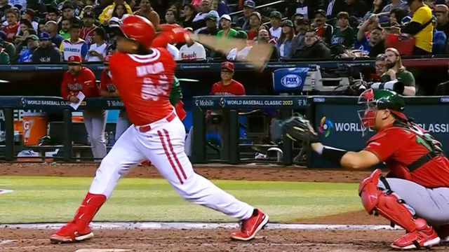 SBS 2023 WBC 월드 베이스볼 클래식 : 추격의 불씨를 살리는 보 네일러의 솔로포 [멕시코 vs 캐나다] : SBS