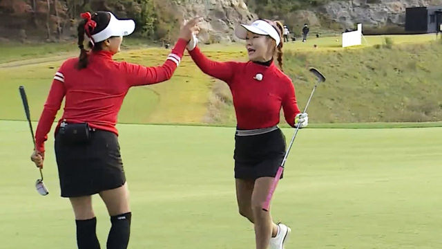 2022 이지스카이CC 퀸즈 트로피 : 역전 성공! 침착한 플레이로 노아정-정수경 1UP : SBS Golf