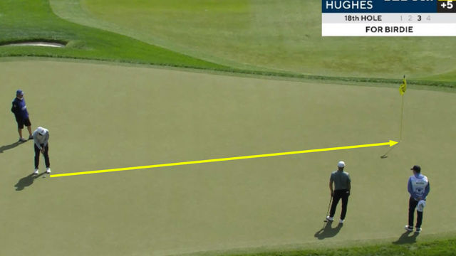 2023 PGA 챔피언십 : 바운스 백 성공! 힘들었던 오늘 경기를 마무리하는 매켄지 휴즈 [PGA 챔피언십 1R] : SBS Golf