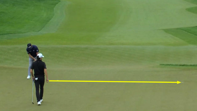 2023 PGA 챔피언십 : 2위와 격차를 벌리는 코리 코너스의 버디 퍼트 [PGA 챔피언십 2R] : SBS Golf