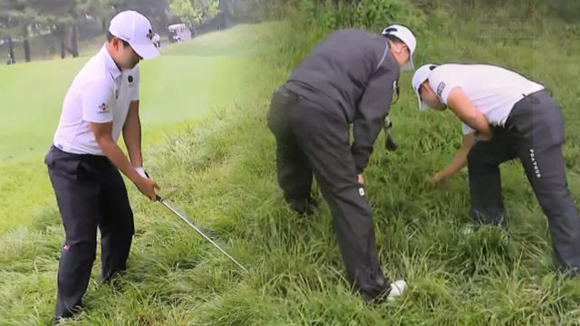 2023 KPGA 코리안투어 : ‘이거 박힌거 아니에요?’ 결국 구제를 받는 김민규 [KB금융 리브 3R] : SBS