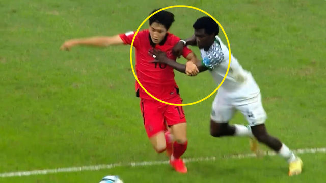 2023 FIFA U-20 월드컵 : ‘논란의 판정’ PK 선언하지 않는 산체스 주심 [대한민국 vs 나이지리아] : SBS