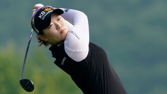 DB그룹 제37회 한국여자오픈 : 방신실, 카트 도로 맞고 무려 346야드 기록! [한국여자오픈 1R] : SBS Golf