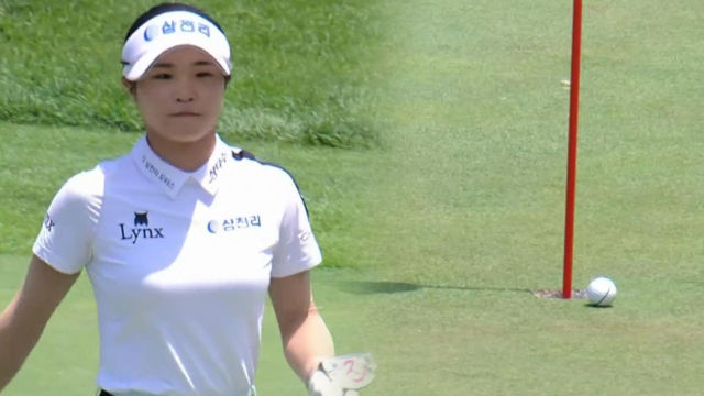 DB그룹 제37회 한국여자오픈 : 고지원, 샷이글에 약간 모자랐던 날카로운 샷 [한국여자오픈 2R] : SBS Golf